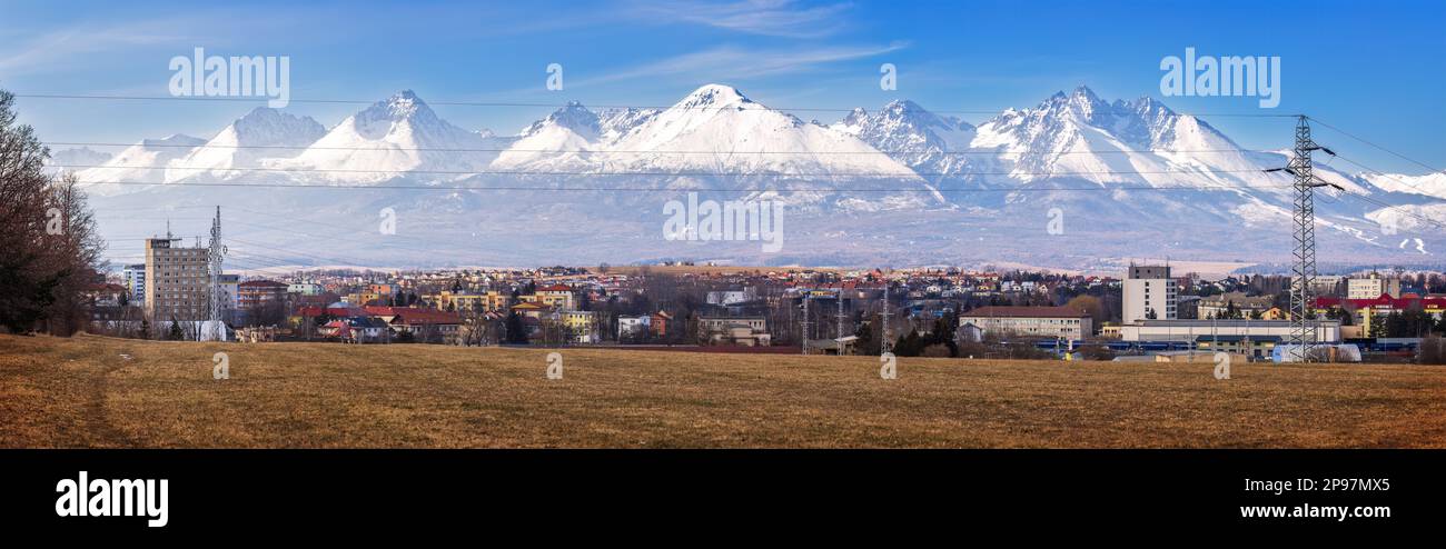Poprad mountains Banque de photographies et d’images à haute résolution ...