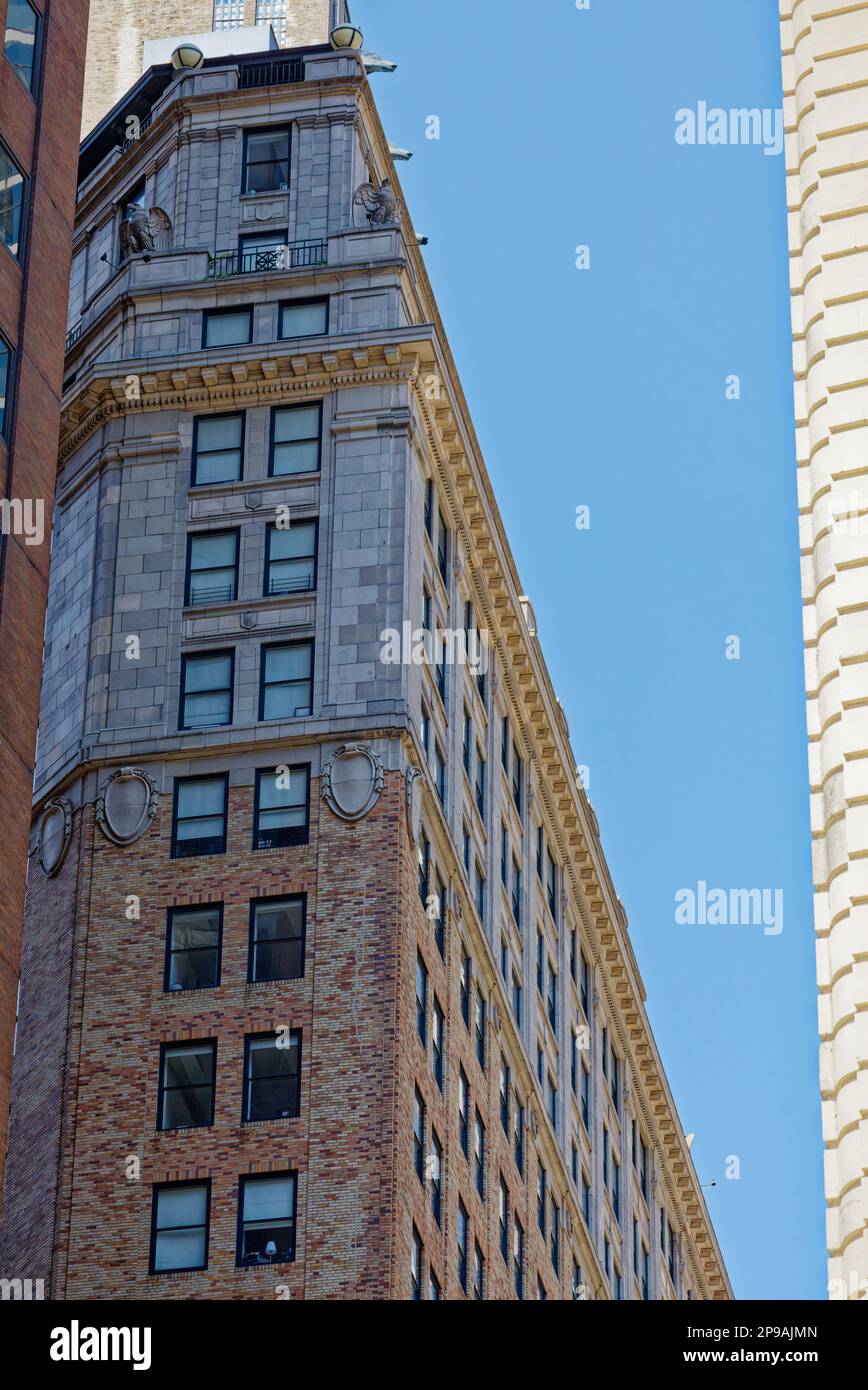 Quartier financier de NYC : le Munson Building est un immeuble de ...