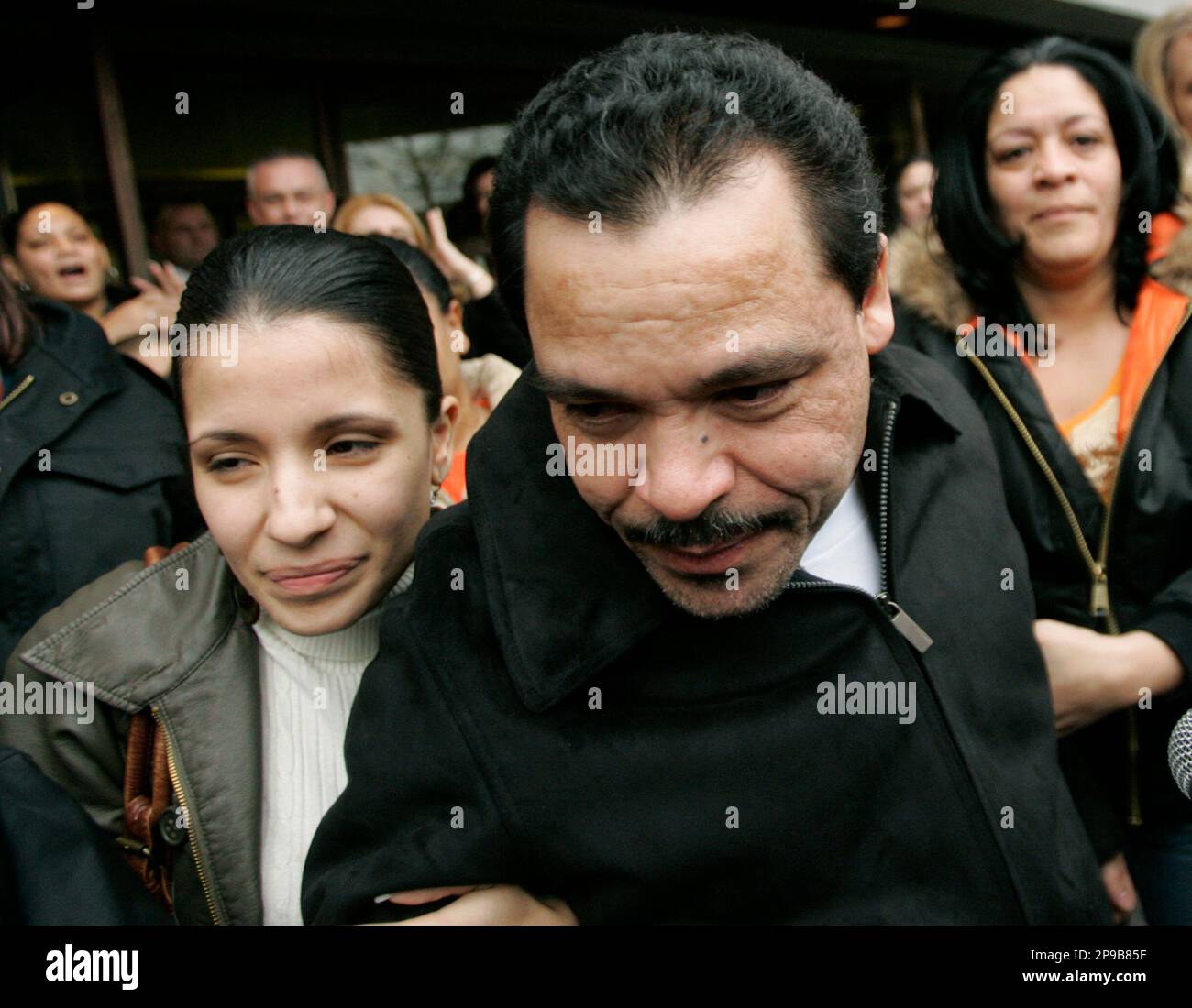 Miguel Roman leaves Superior Court in Hartford, Conn., Friday, Dec. 19 ...