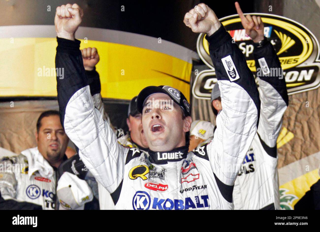 ** FILE ** In this Nov. 16, 2008 file photo, NASCAR driver Jimmie ...