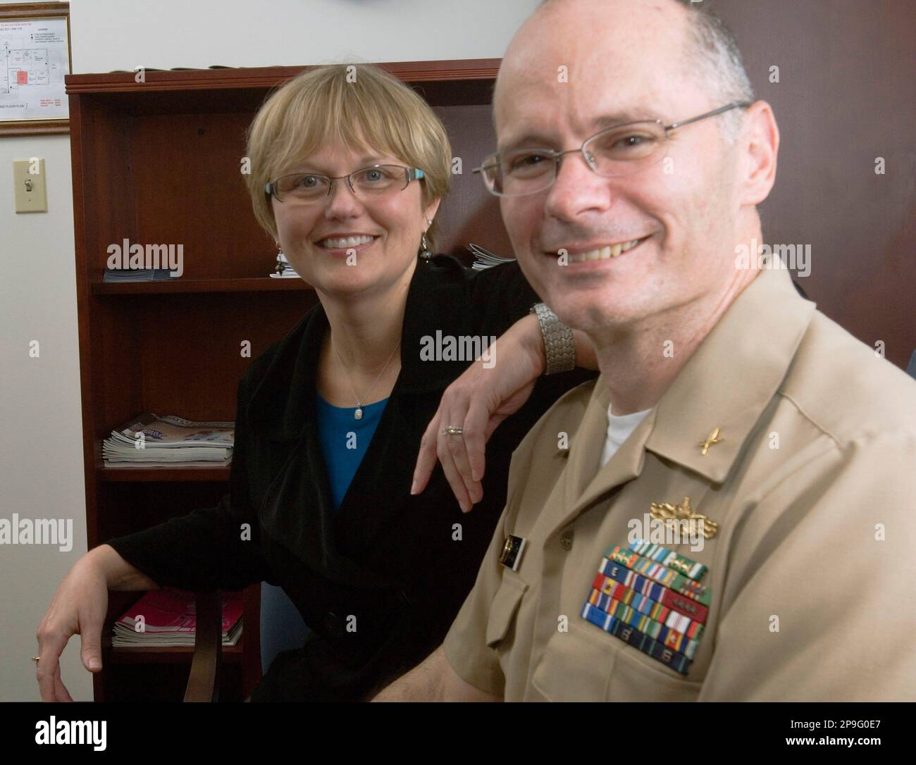 Navy Chief Warrant Officer Robert Turner and his wife Rosina Turner ...