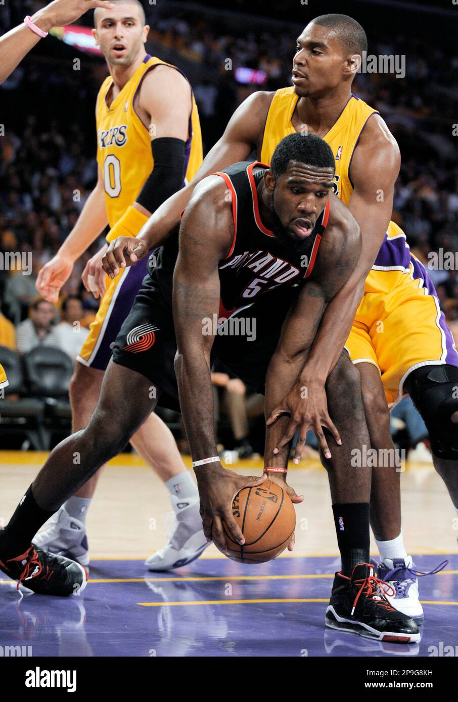 Portland Trail Blazers center Greg Oden injures his right foot after ...