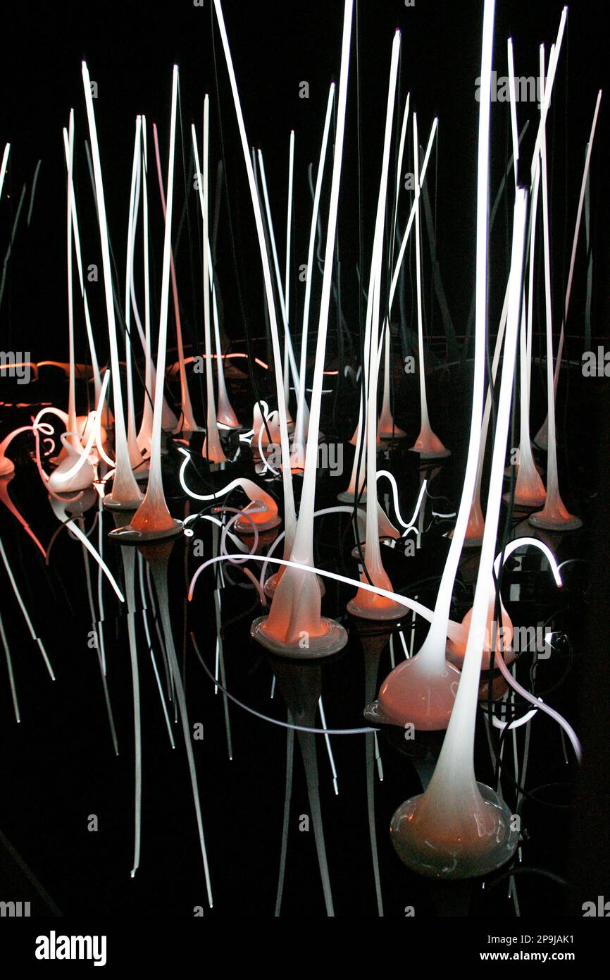 ** FILE ** In this Sept. 24, 2008 file photo, the "Glass Forest" by ...