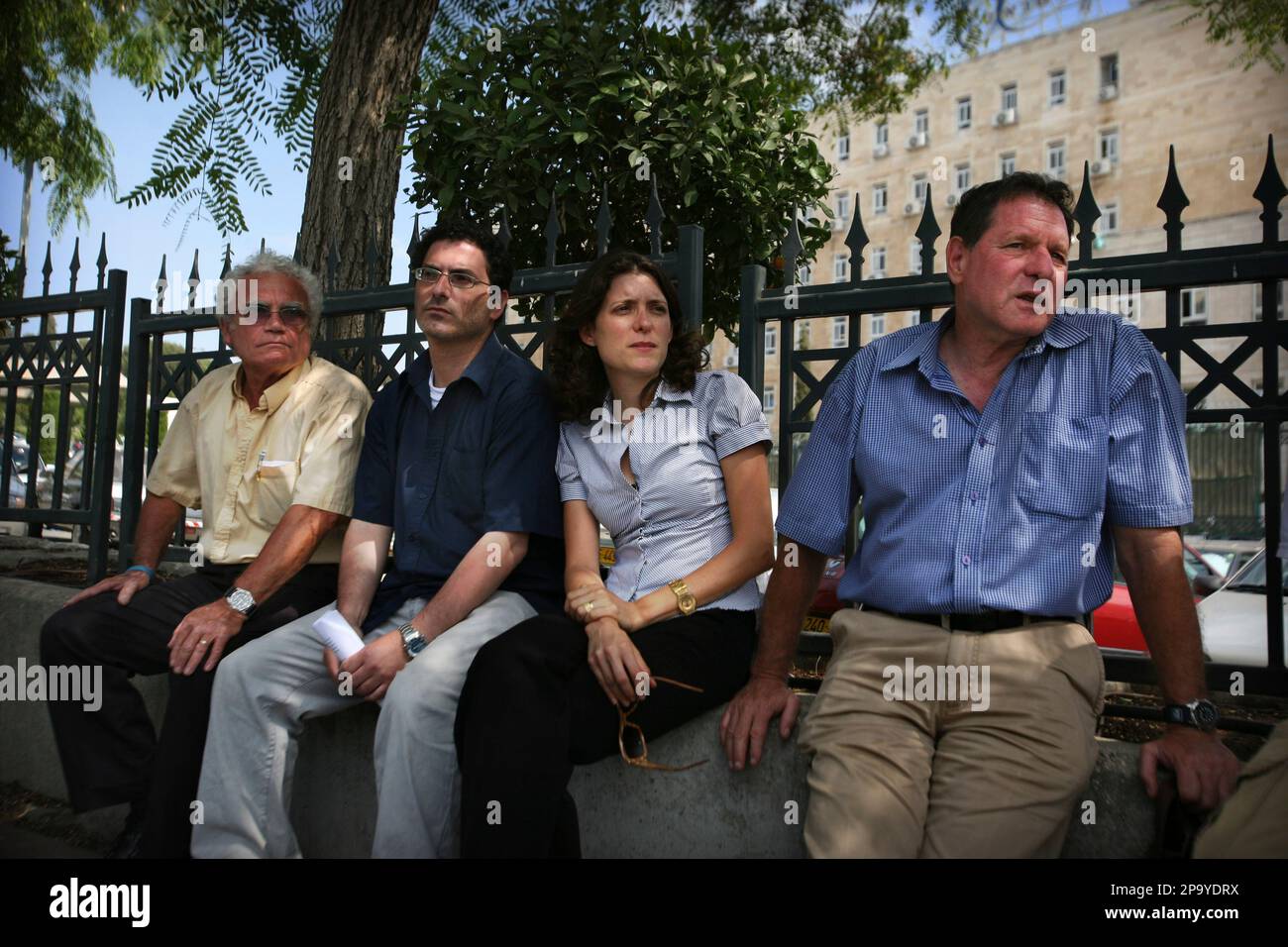 The family members of Israeli soldiers Eldad Regev and Ehud Goldwasser ...