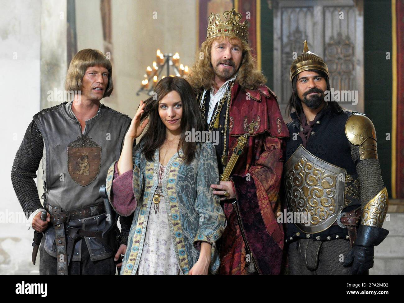 Die Schauspieler Til Schweiger (Ritter Lanze), Julia Dietze (Herzelinde ...