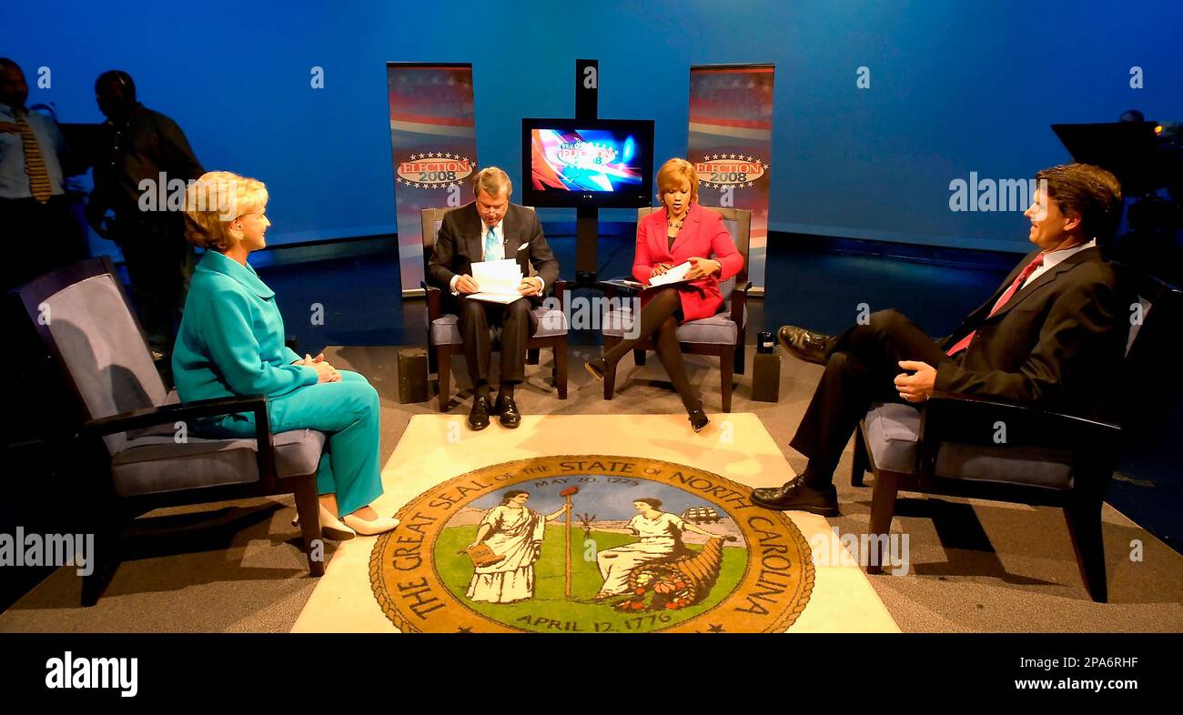 ** FILE ** Democratic gubernatorial candidates Lt. Gov. Beverly Perdue ...