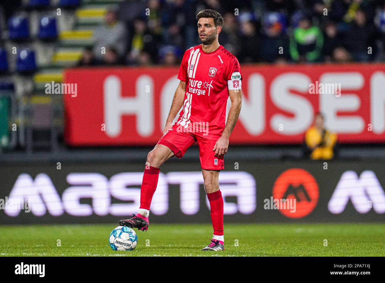 SITTARD, PAYS-BAS - MARS 11: Robin Propper du FC Twente pendant le ...
