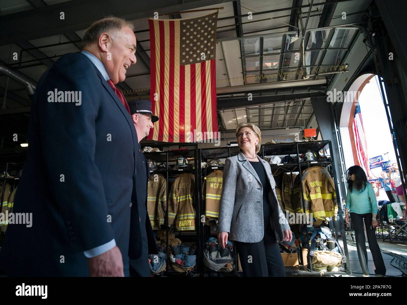 Democratic presidential hopeful Sen. Hillary Rodham Clinton, D-N.Y ...