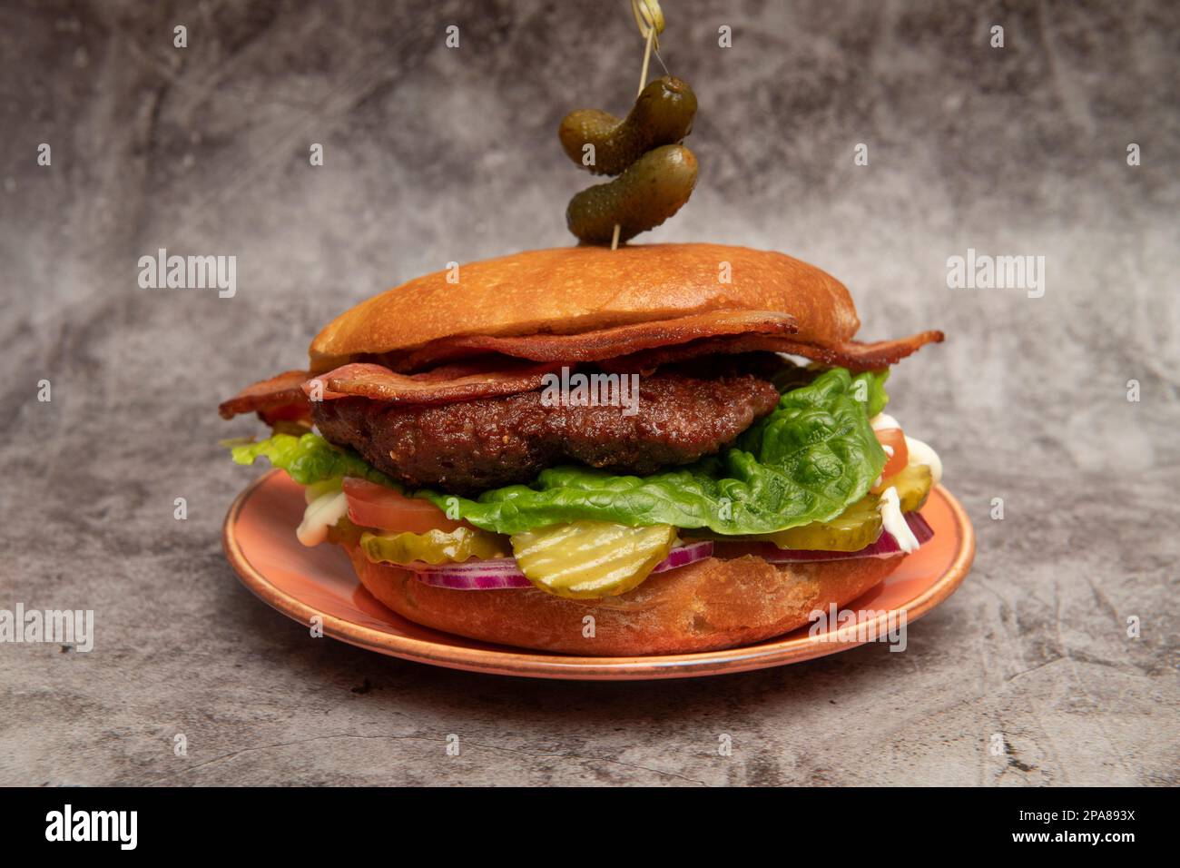 Gourmet burger uk Banque de photographies et d’images à haute ...