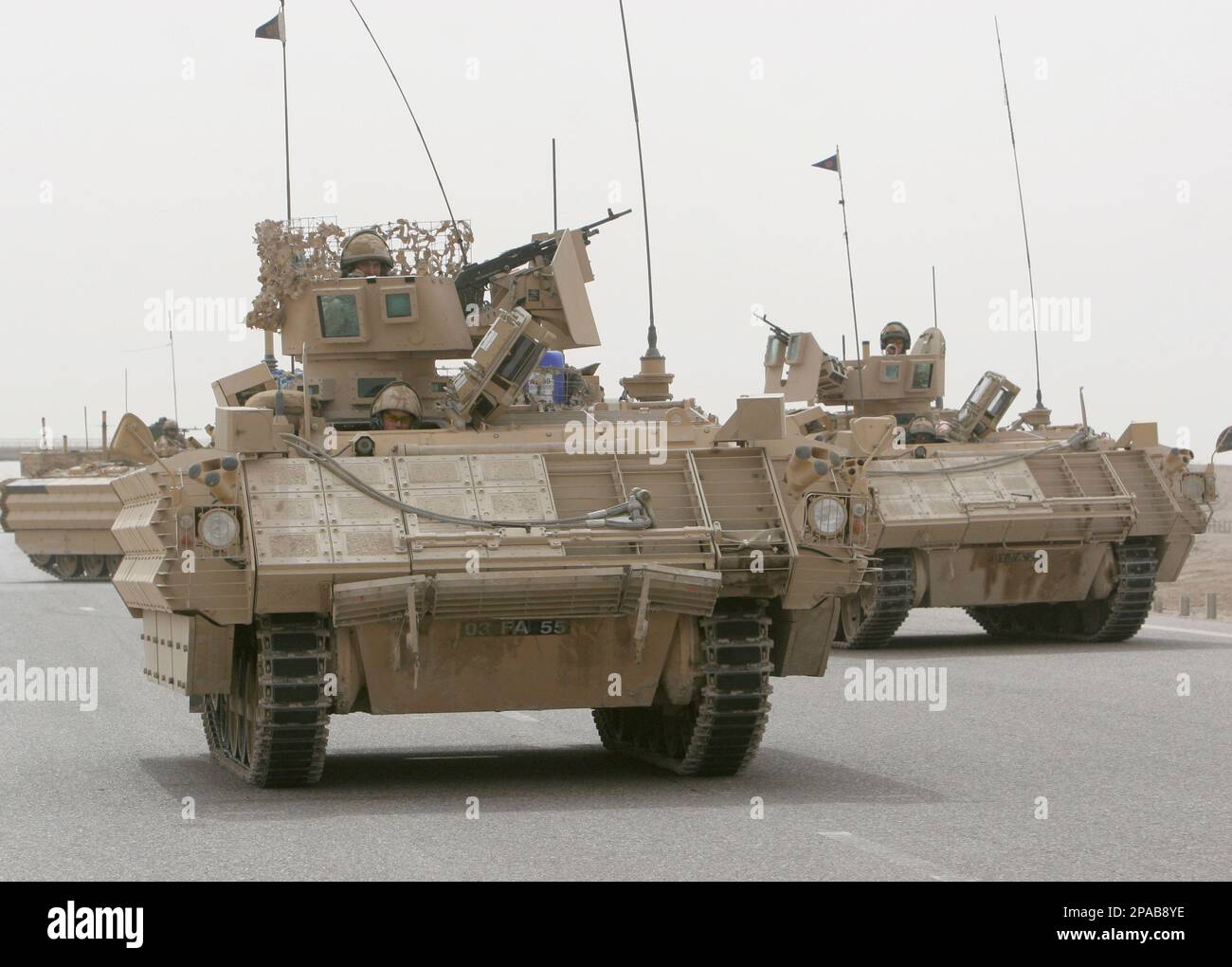 British troops patrol the same highway that was used when British ...