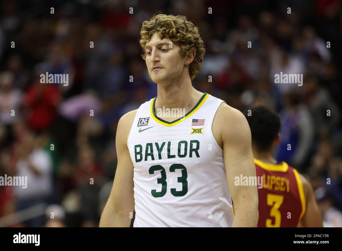 KANSAS CITY, MO - MARCH 09: Baylor Bears forward Caleb Lohner (33 ...