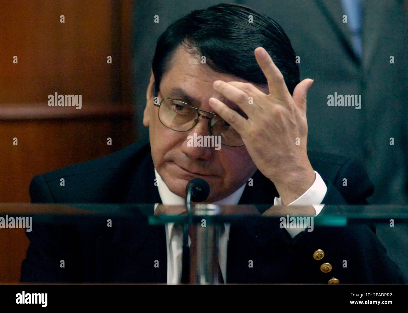 Santiago Martin Rivas, alleged leader of the military death squad ...