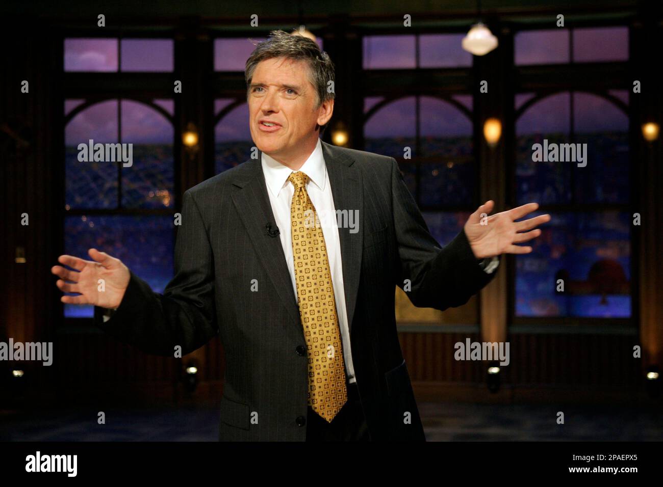 Talk show host Craig Ferguson on the set of CBS' Late Late Show Monday ...