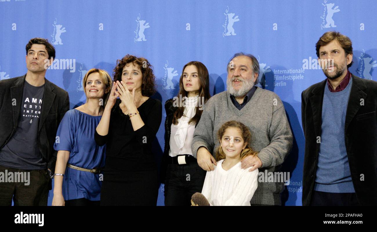 Italian actors Alessandro Gassman, Isabella Ferrari, Valeria Golino ...