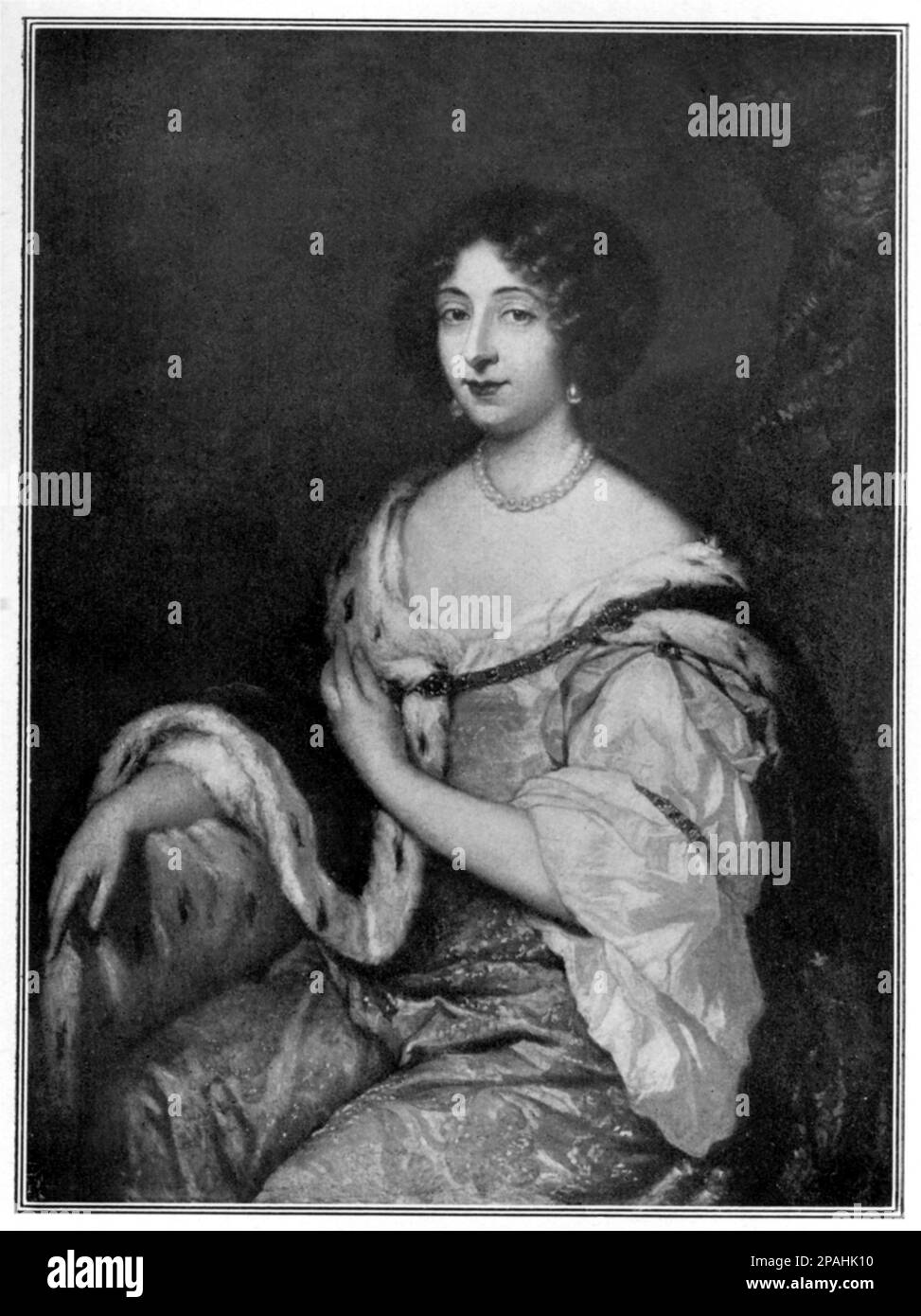 Portrait de la princesse italienne MARIA MANCINI COLONNA (Anna Maria ...