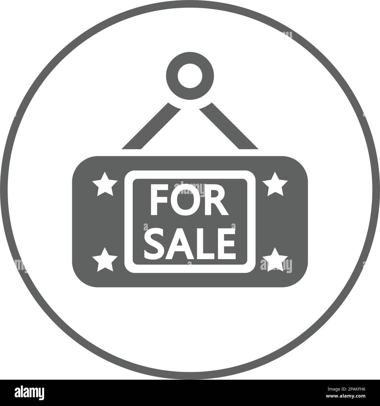 Icône d'affiche pour la vente. Une icône magnifique et méticuleuse ...