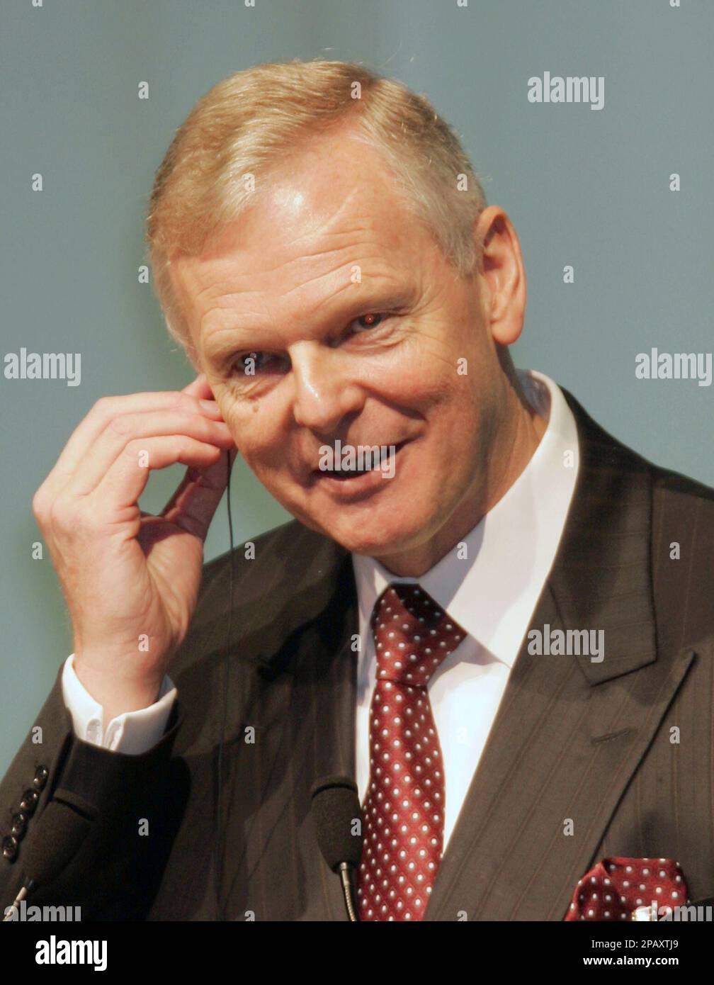 Gerard Kleisterlee, President and CEO of Royal Philips Electronics ...