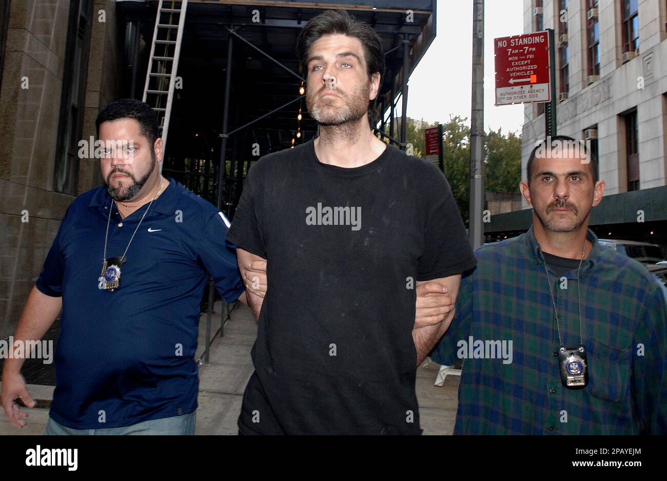 Robert Chambers is led in handcuffs into Manhattan criminal court for ...