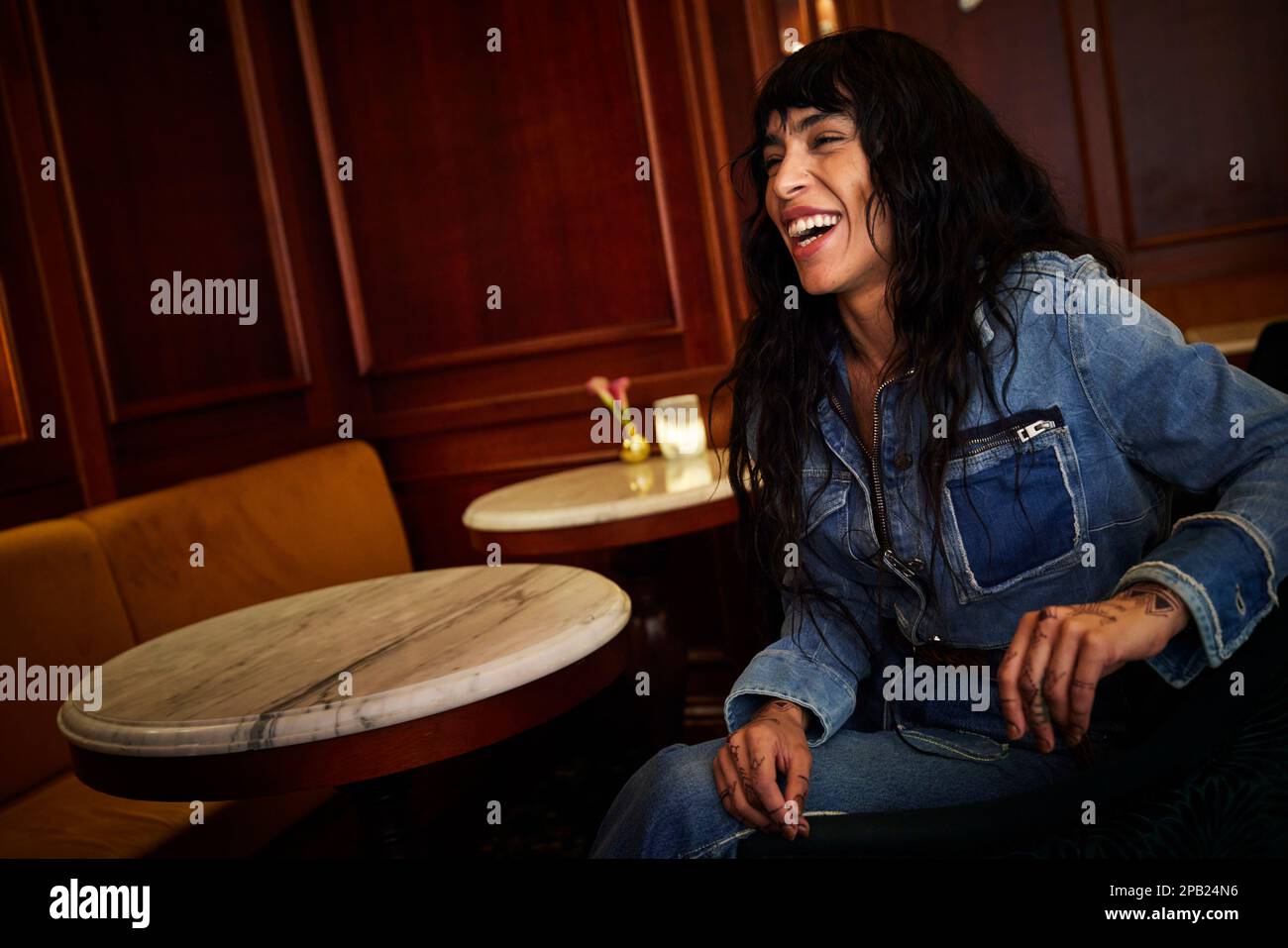 STOCKHOLM 20230312Swedish chanteuse Loreen (Lorine Talhaoui) pendant ...
