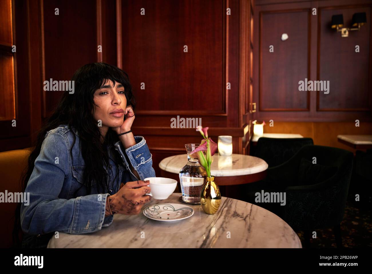 STOCKHOLM 20230312Swedish chanteuse Loreen (Lorine Talhaoui) pendant ...