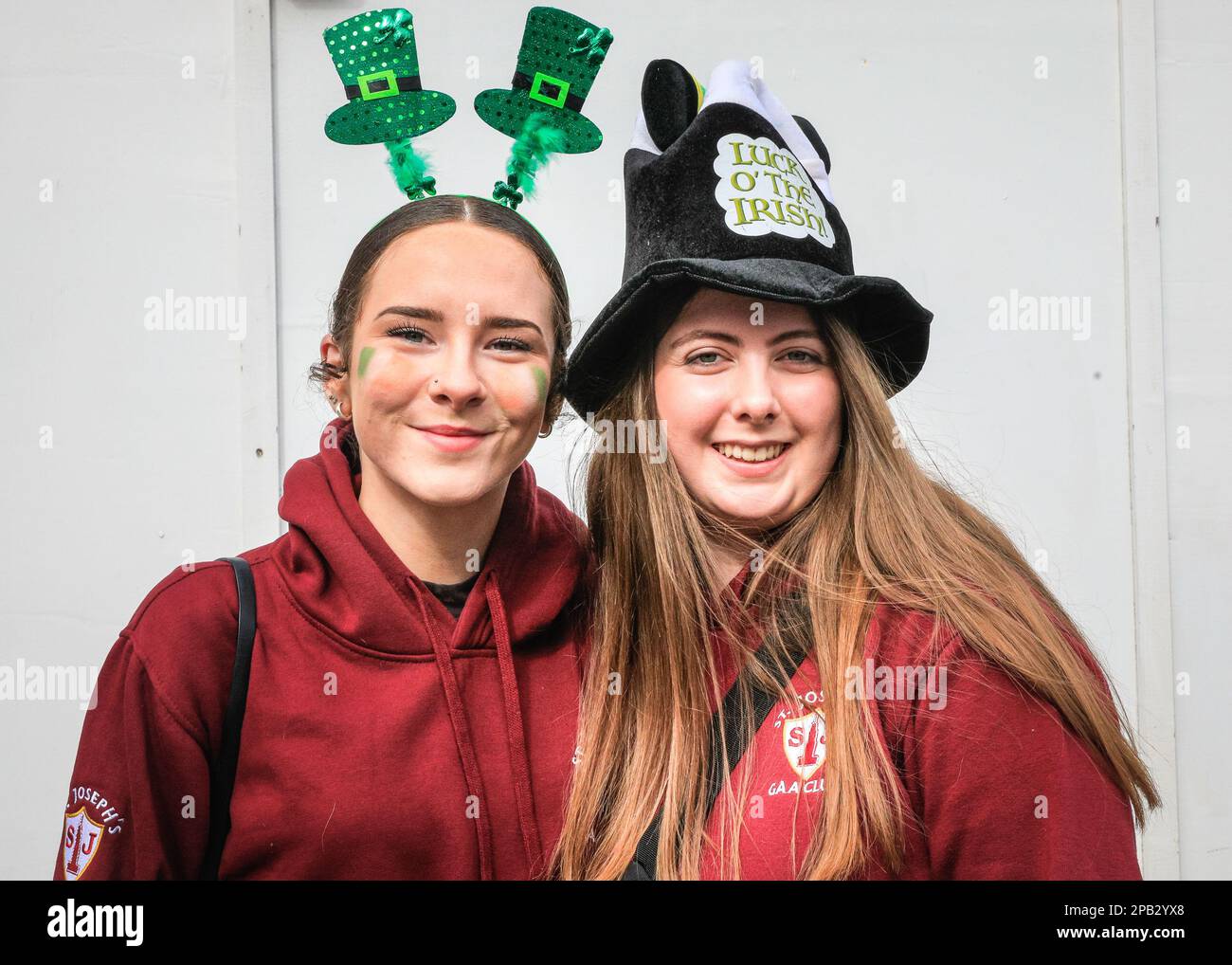 Londres, Royaume-Uni. 12th mars 2023. Deux jeunes participants à leur ...