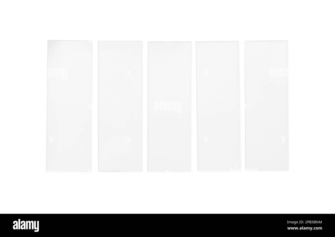 Microscope glass slides Banque d'images détourées - Alamy