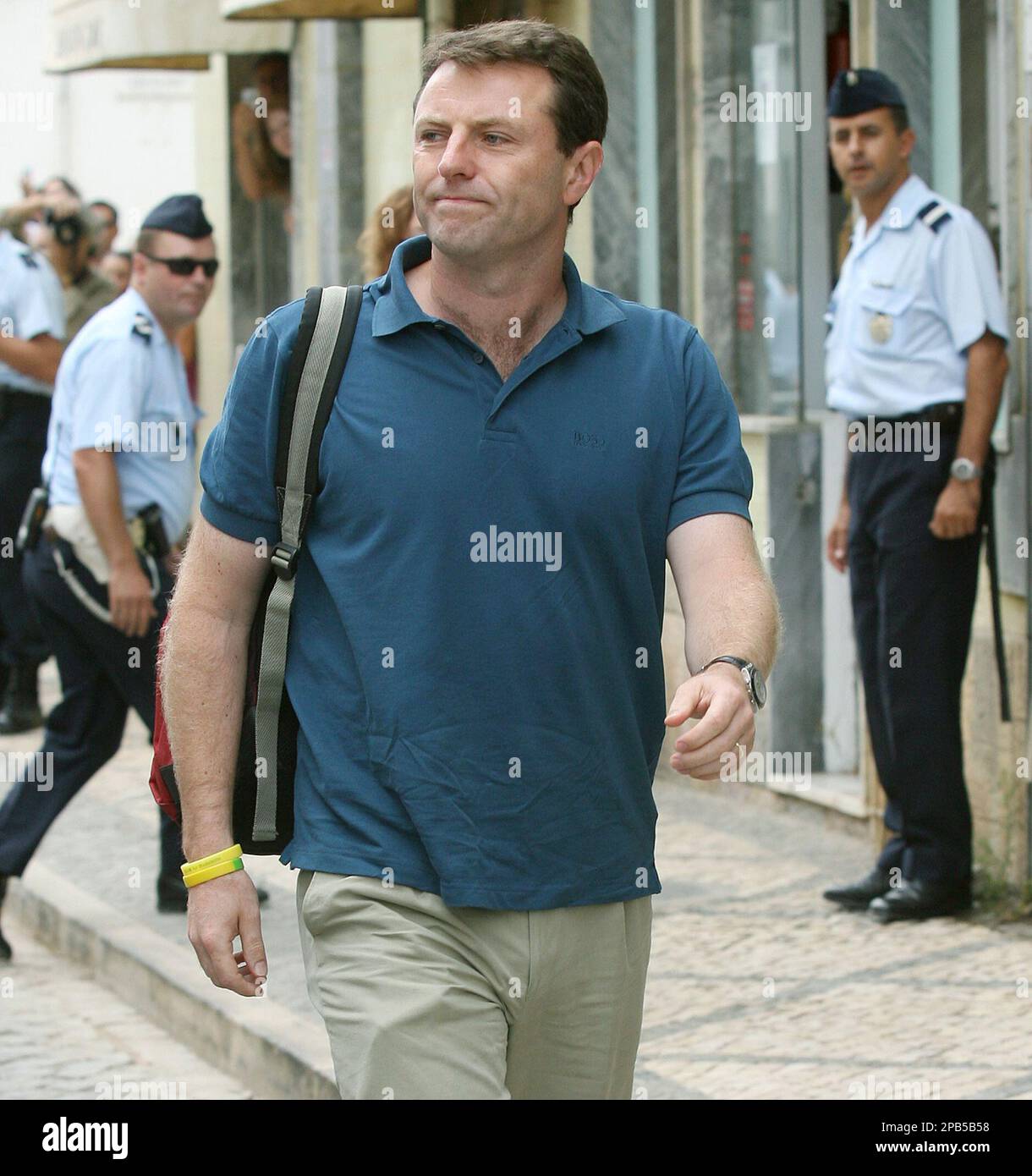 Gerry McCann, the father of missing British girl Madeleine McCann ...