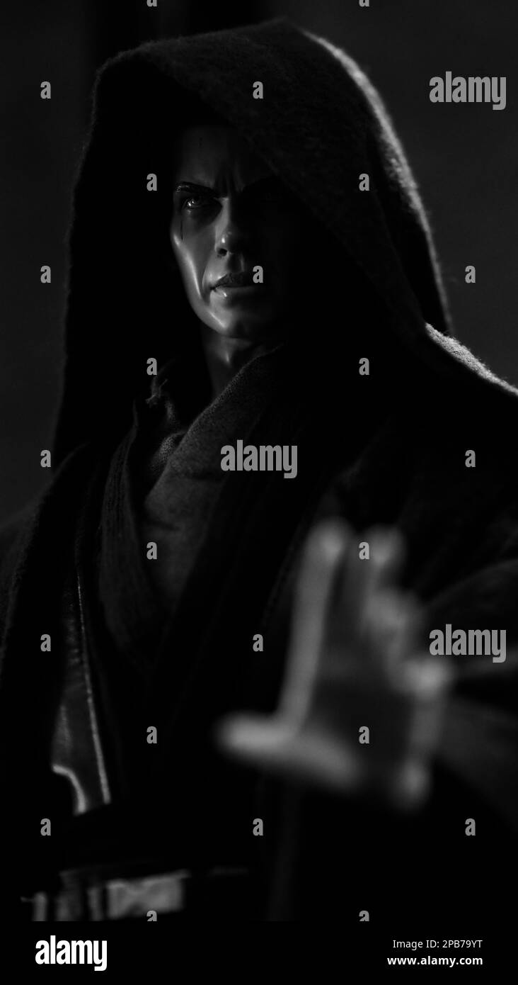 Chiffres de star wars Banque d'images noir et blanc - Alamy
