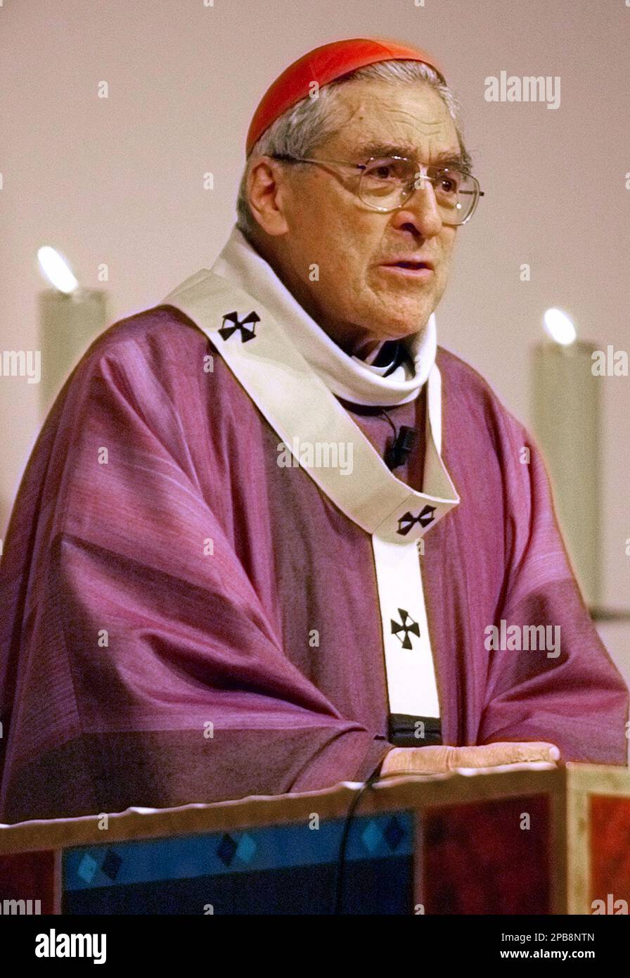 Cardinal Jean-Marie Lustiger, seen in this March, 13, 2003 file photo ...