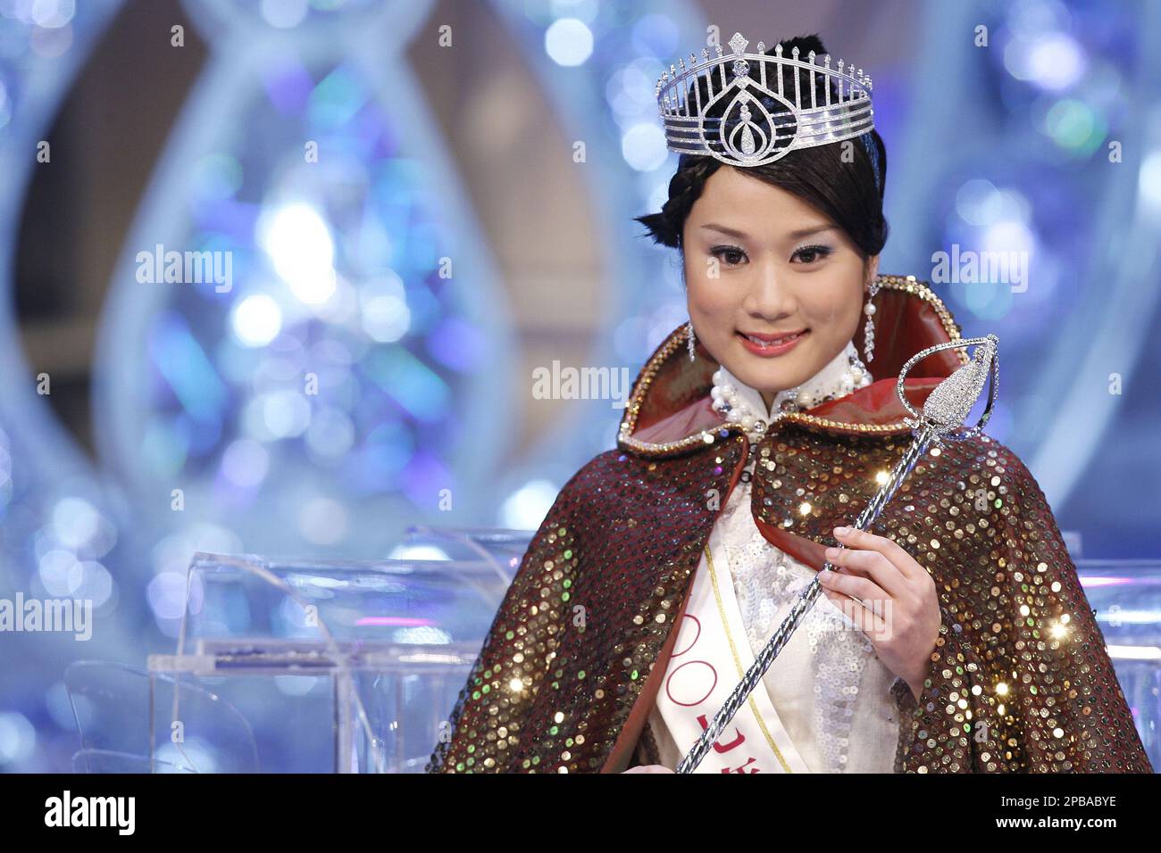 Kayi Cheung, a 23-year-old student is crowned Miss Hong Kong Pageant ...