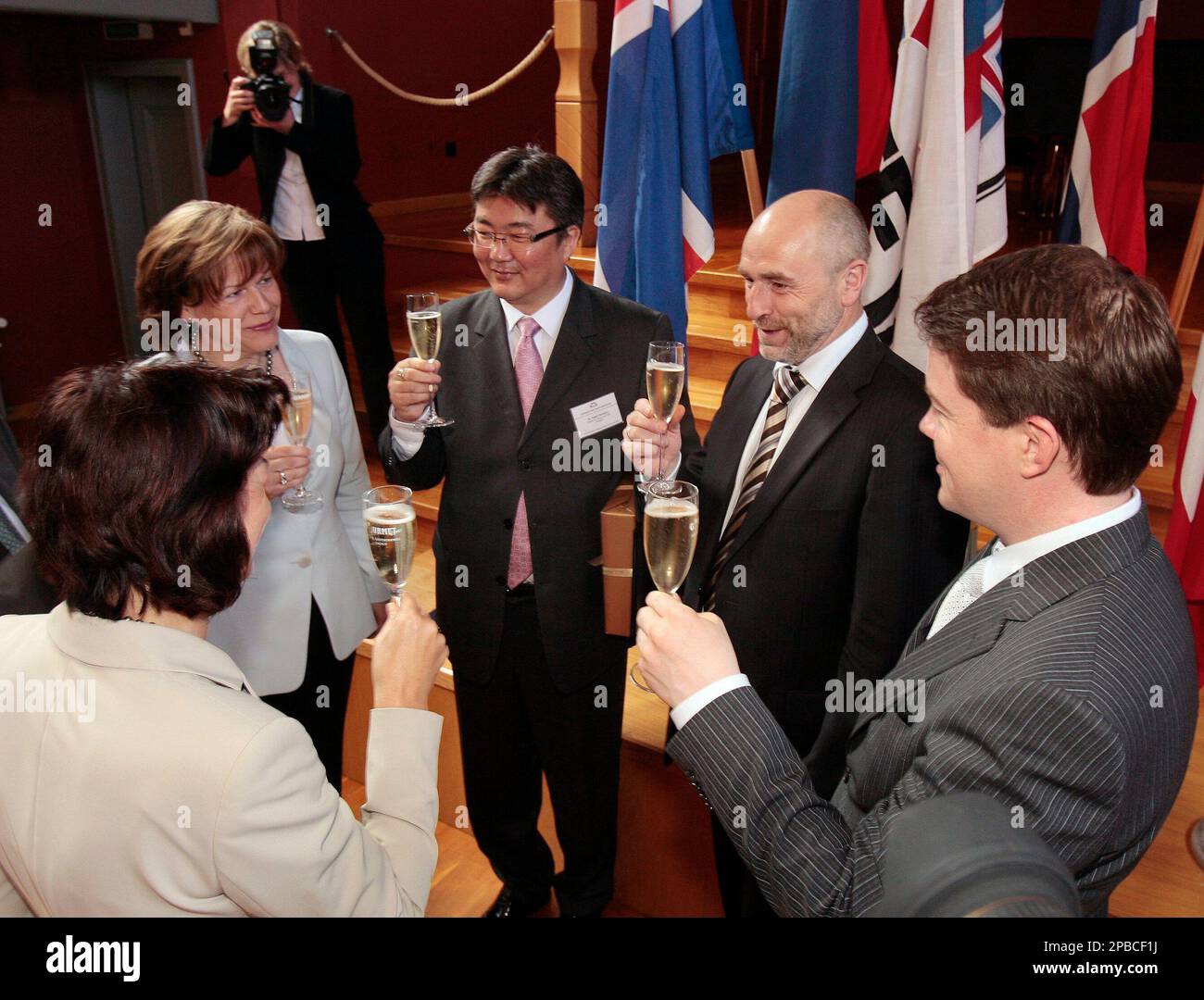 From left, Swiss Federal Councillor Doris Leuthard, Liechtensteins ...