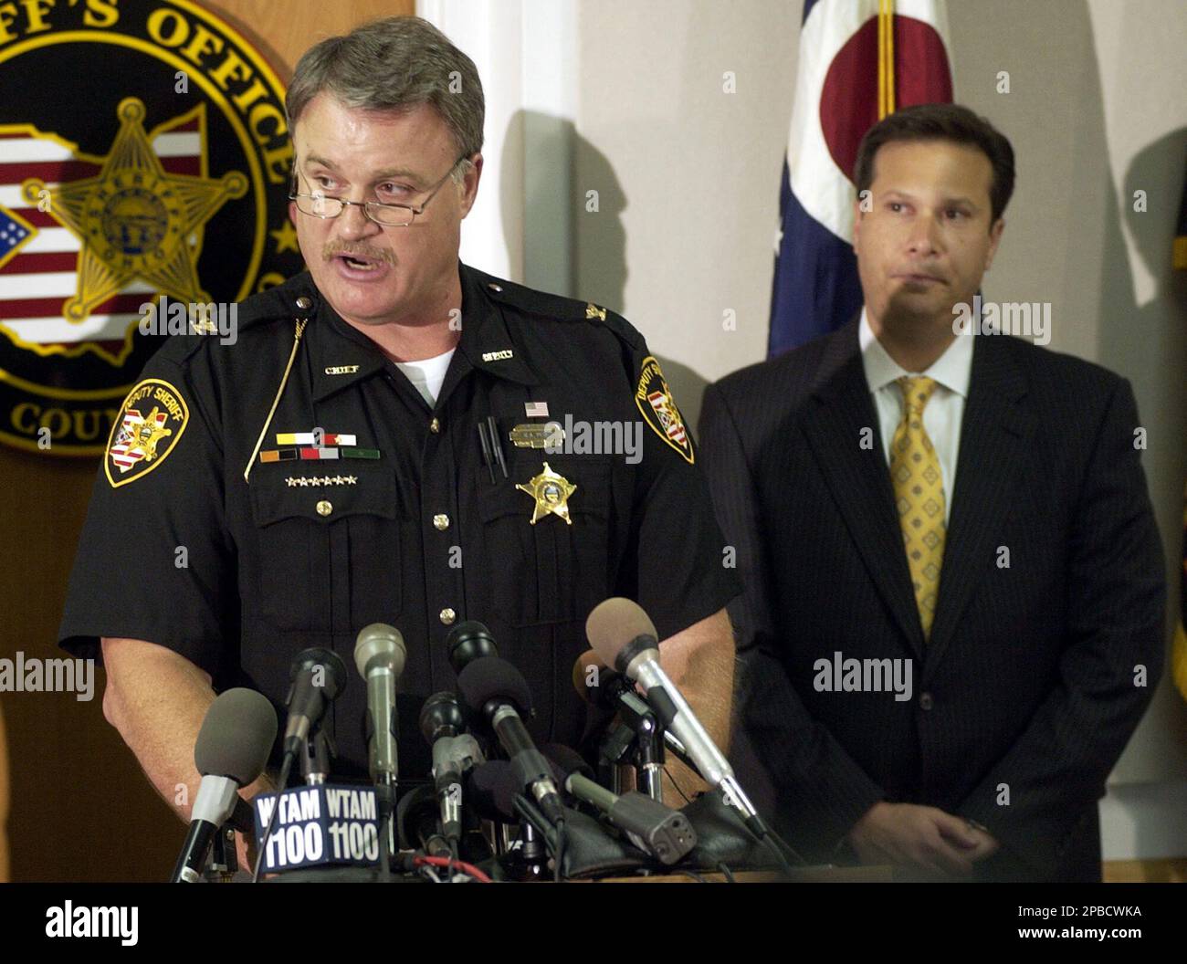 Chief Deputy Rick A. Perez of the Stark County Sheriff's Office makes a ...