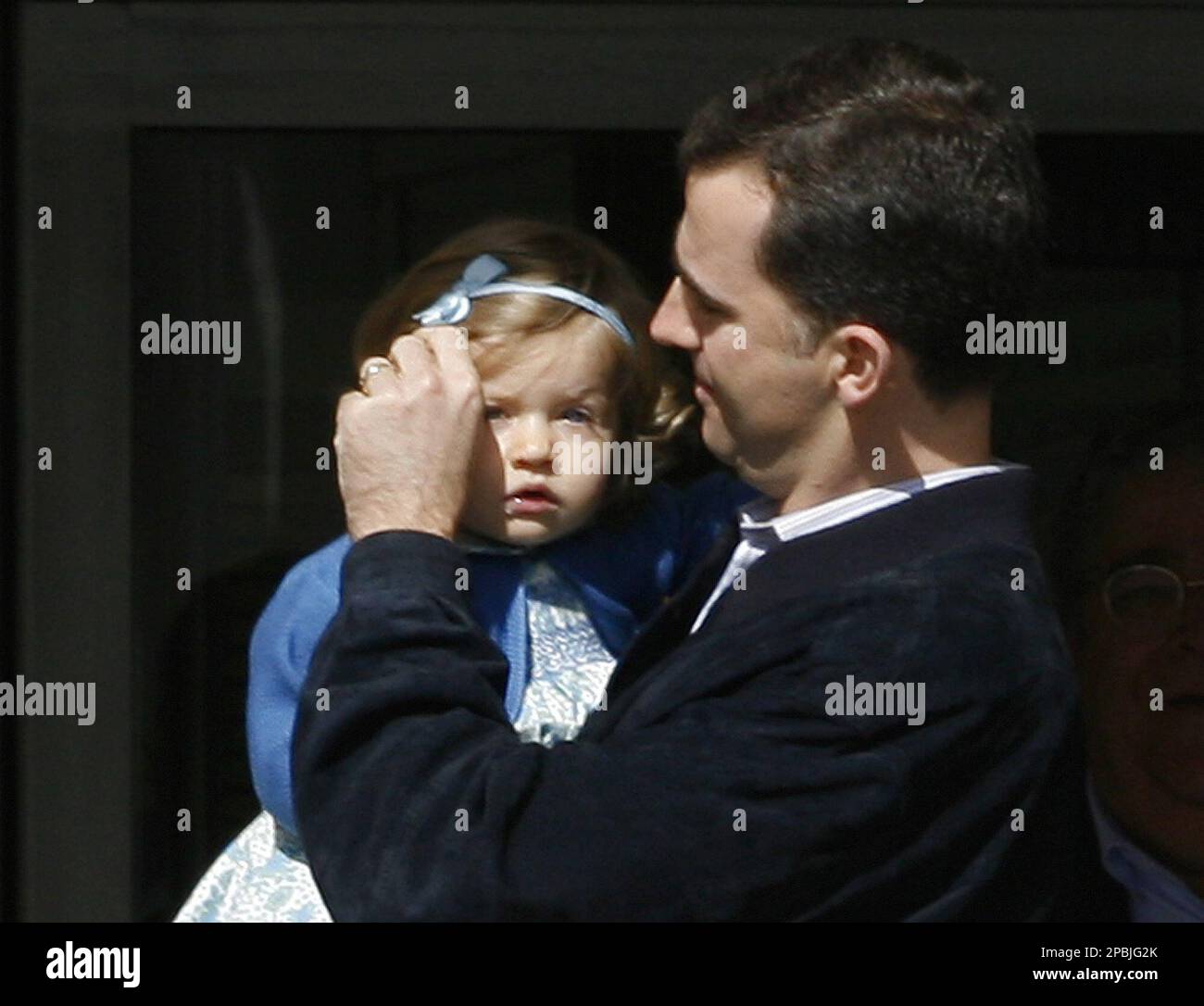Spain's Crown Prince Felipe arrives to the Ruber International Clinic ...