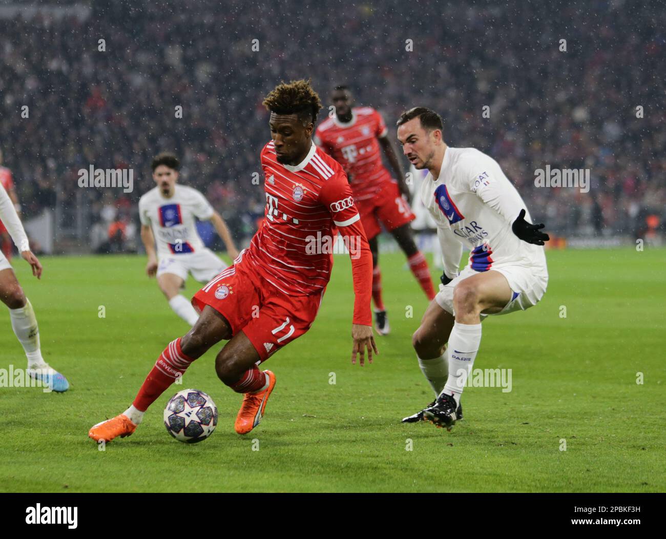 Kingsley Koman du FC Bayern Munich lors de la Ligue des champions de l ...