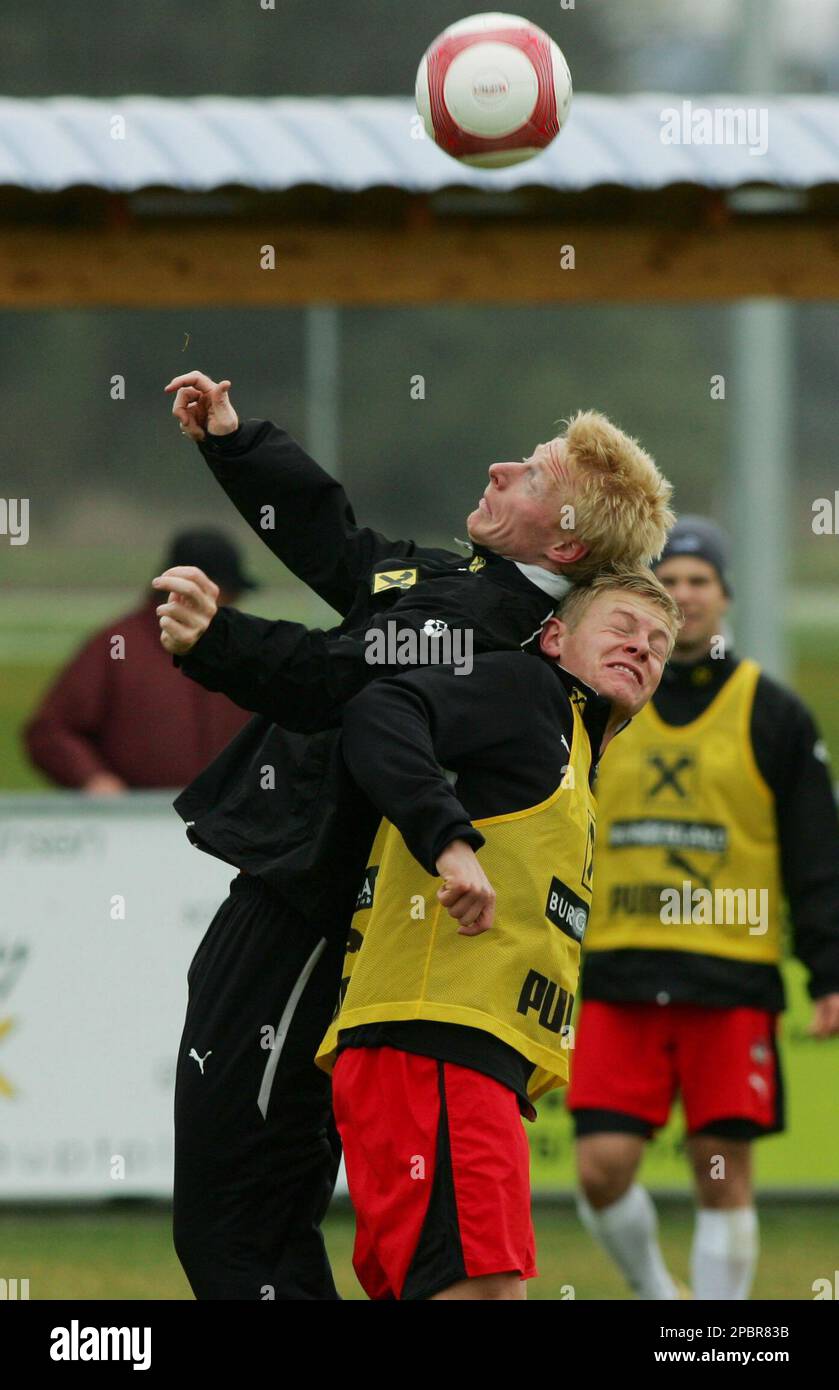 Die Teamspieler Andreas Ibertsberger und Thomas Prager, von links ...