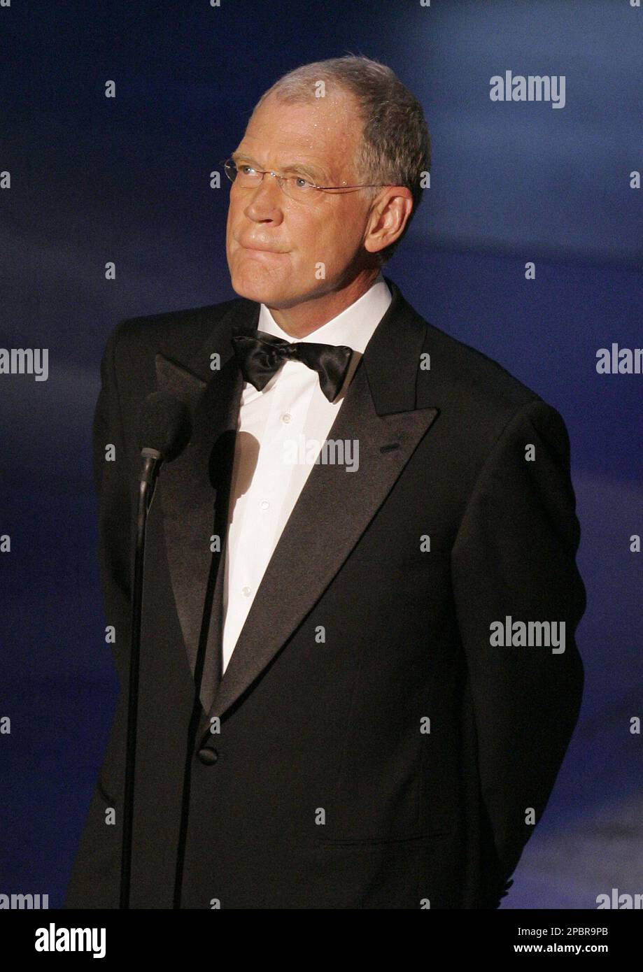 **FILE** Late night talk show host David Letterman makes a surprise ...