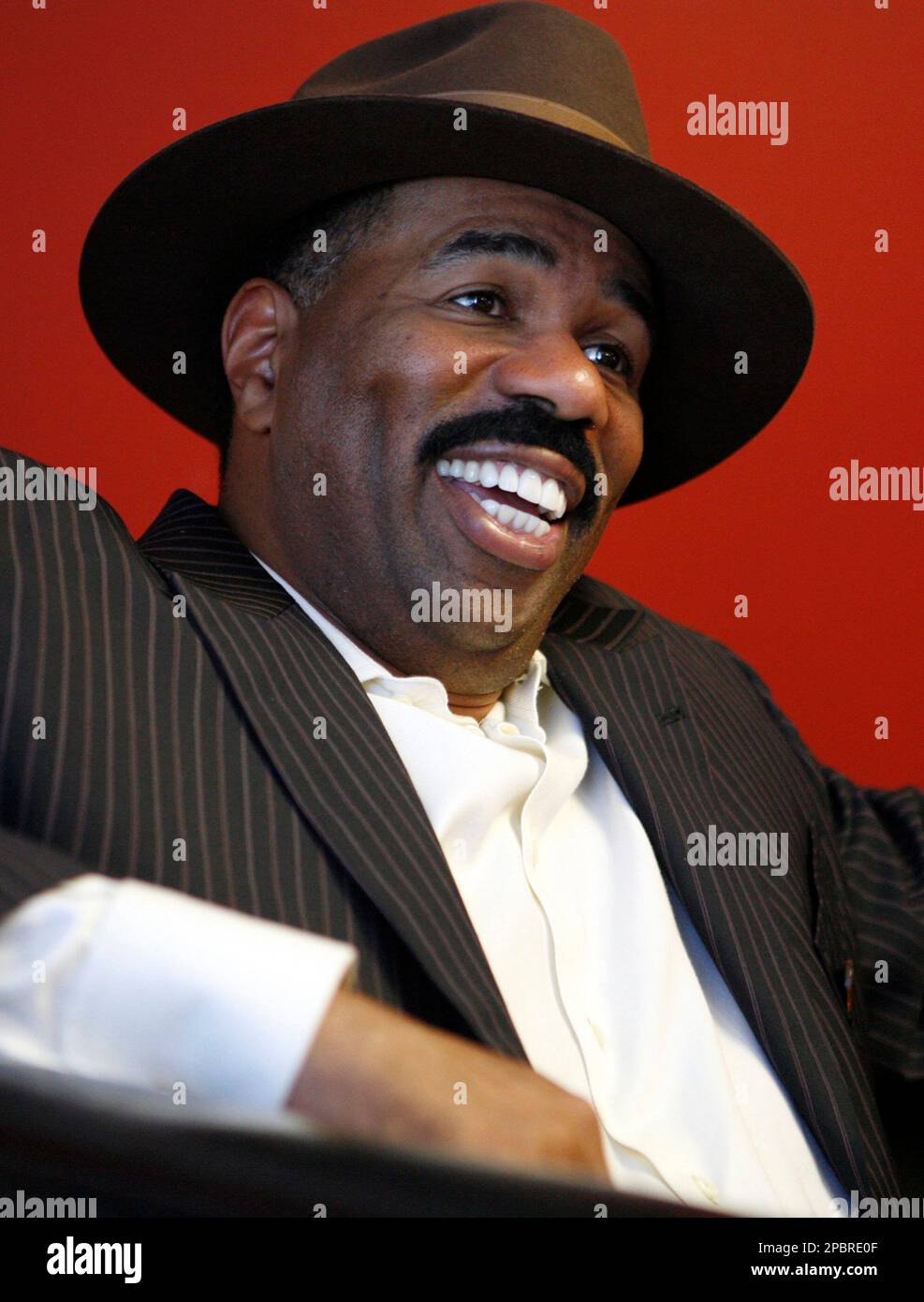 Comedian and syndicated radio personality Steve Harvey, host of "The ...