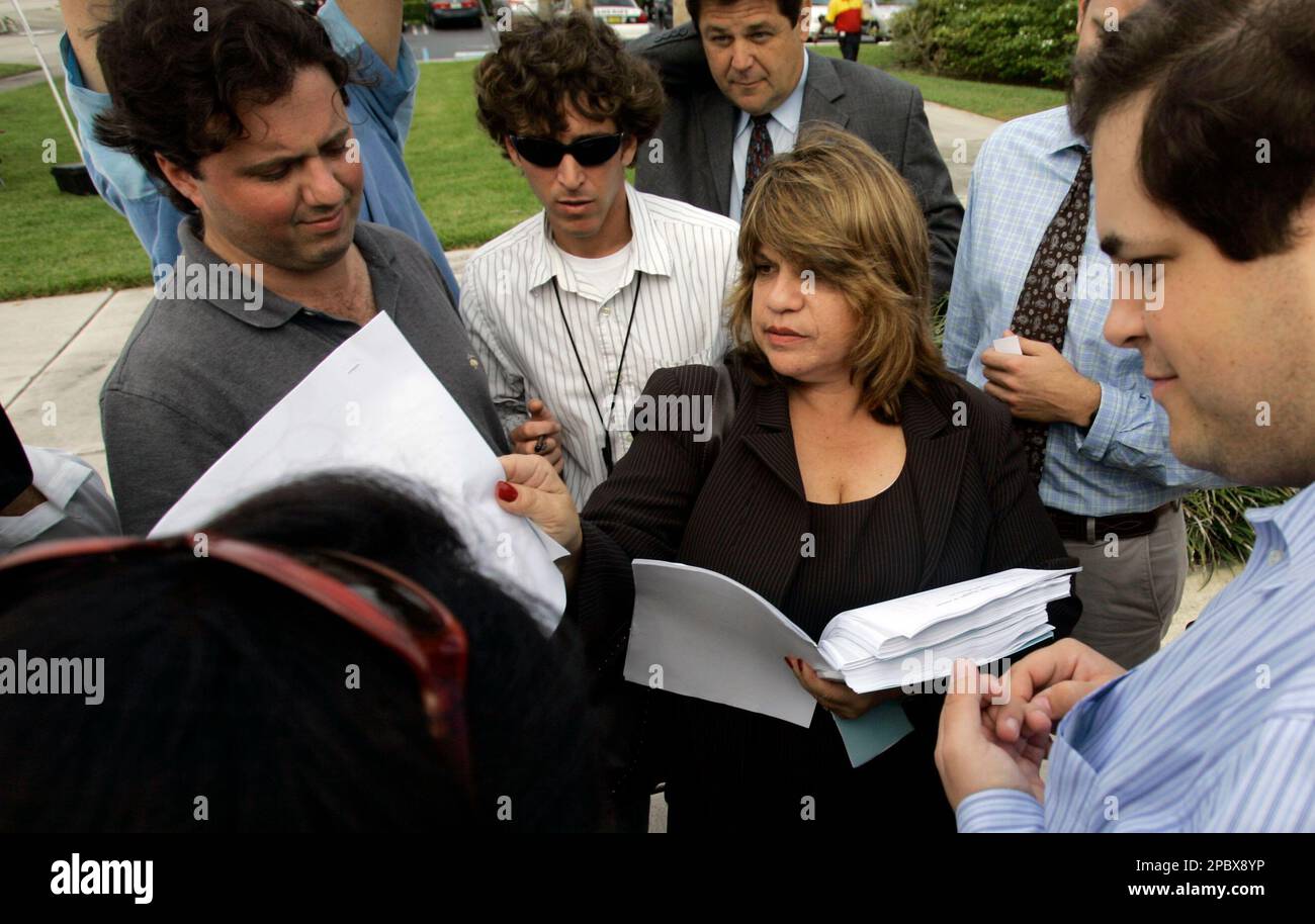 Roberta G. Mandel, second from right, attorney for Virgie Arthur ...