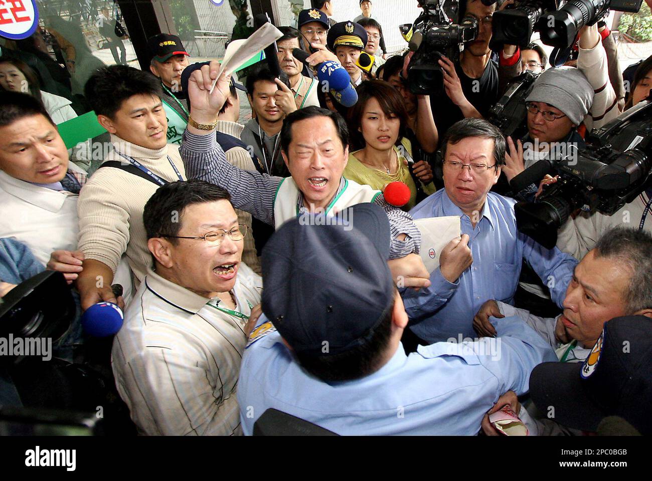 Postal workers clash with security and police during a protest ...
