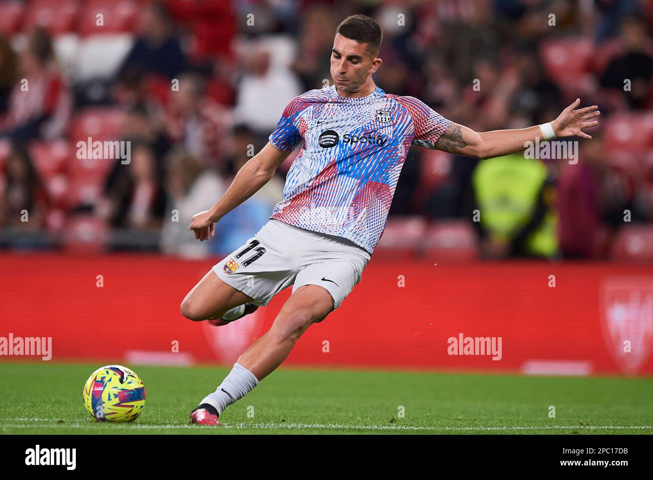 Bilbao, Espagne. 12 mars 2023, Ferran Torres du FC Barcelone lors du ...