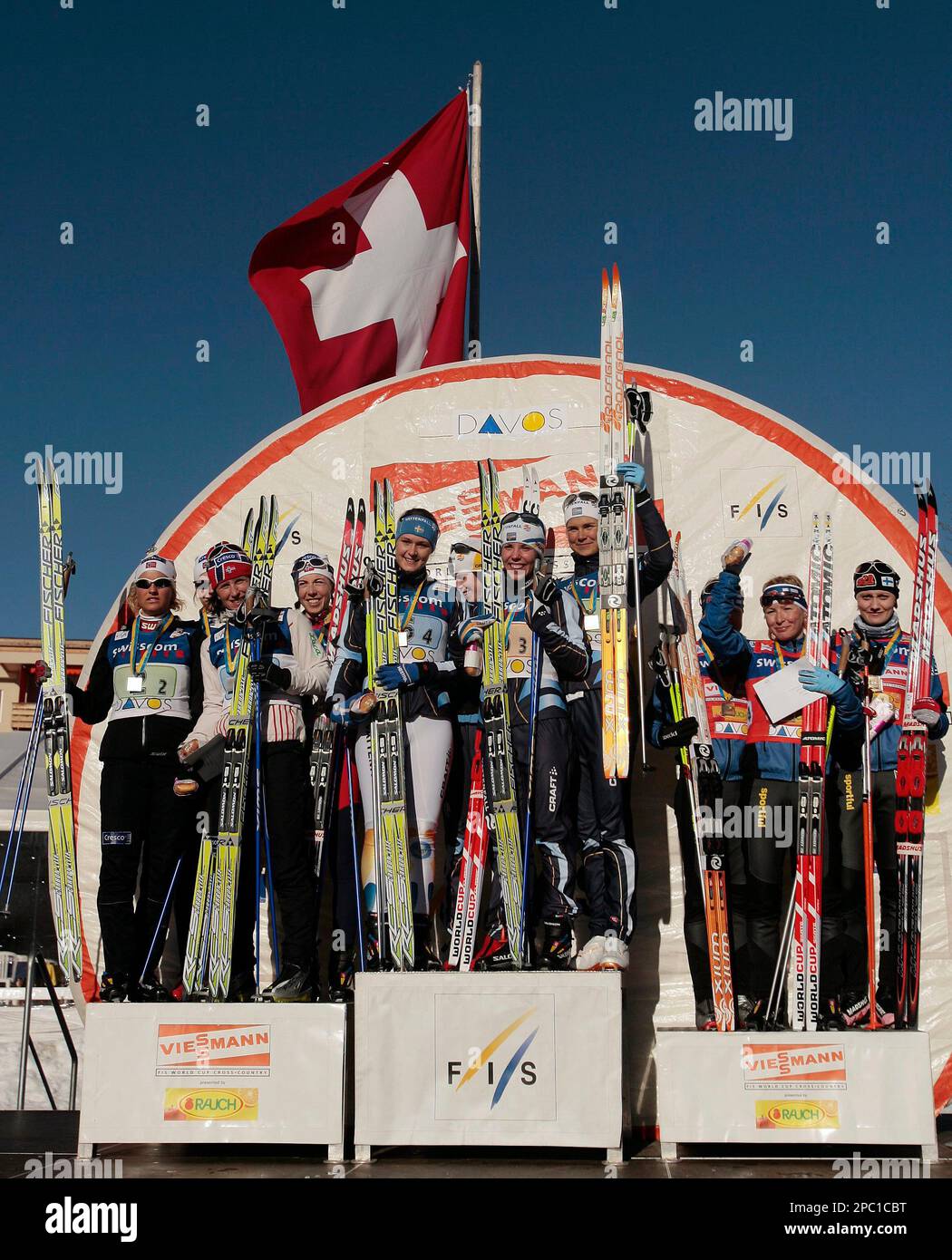 Schweden, Mitte, gewinnt mit Lina Andersson, Anna Karin Stroemstedt ...
