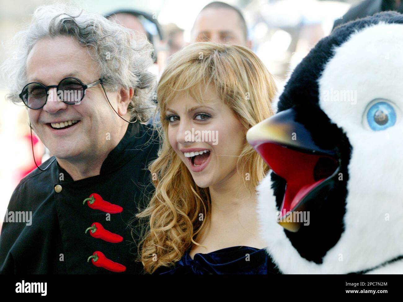 Australian director George Miller, left, and American actress Brittany ...