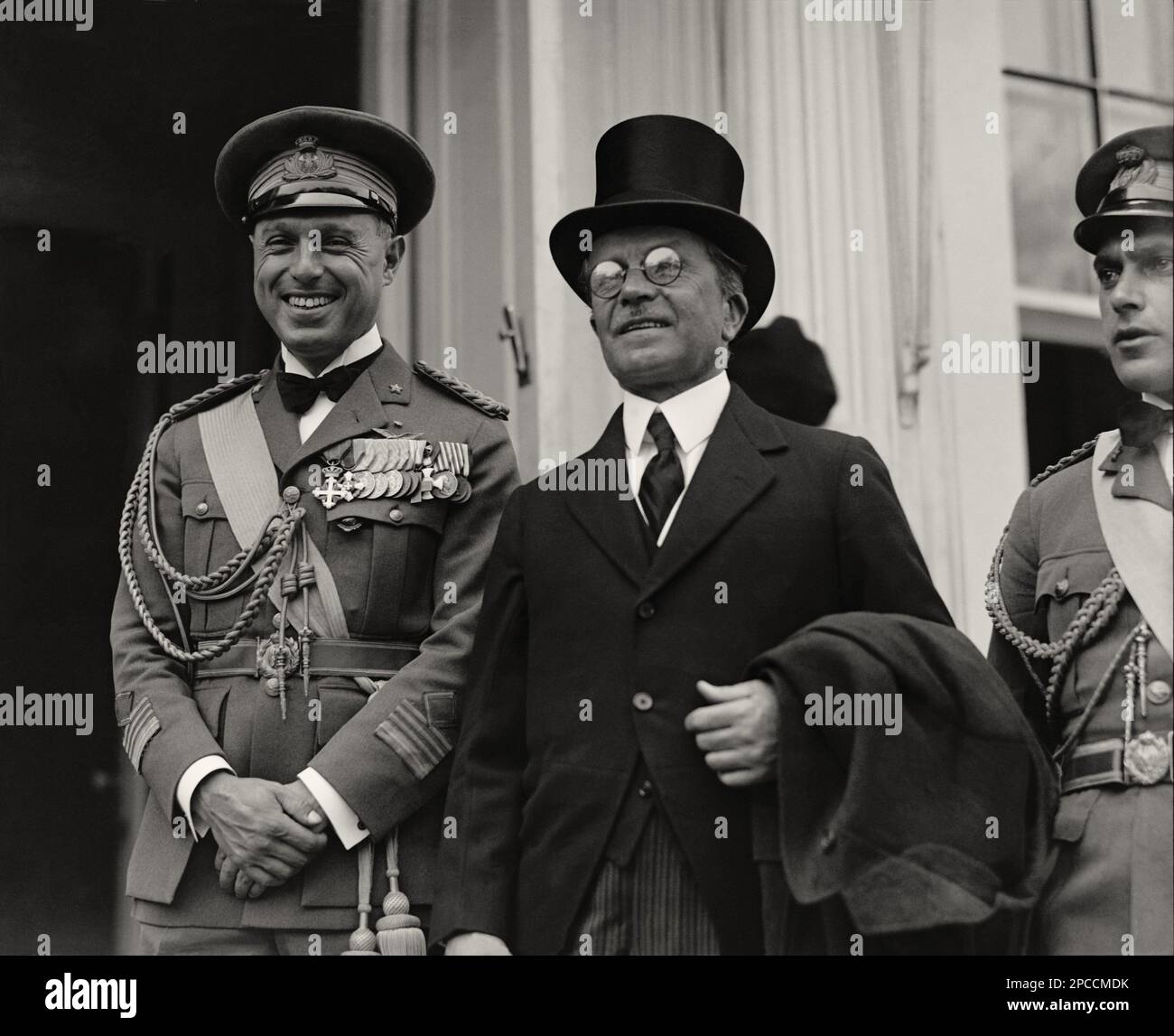 1924, 20 avril, WASHINGTON D.C. , Etats-Unis : l'aviateur italien ...