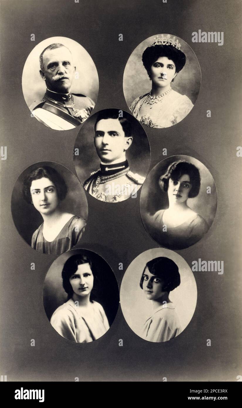 1922 CA, ITALIE : le roi italien d'Italie VITTORIO EMANUELE III di ...