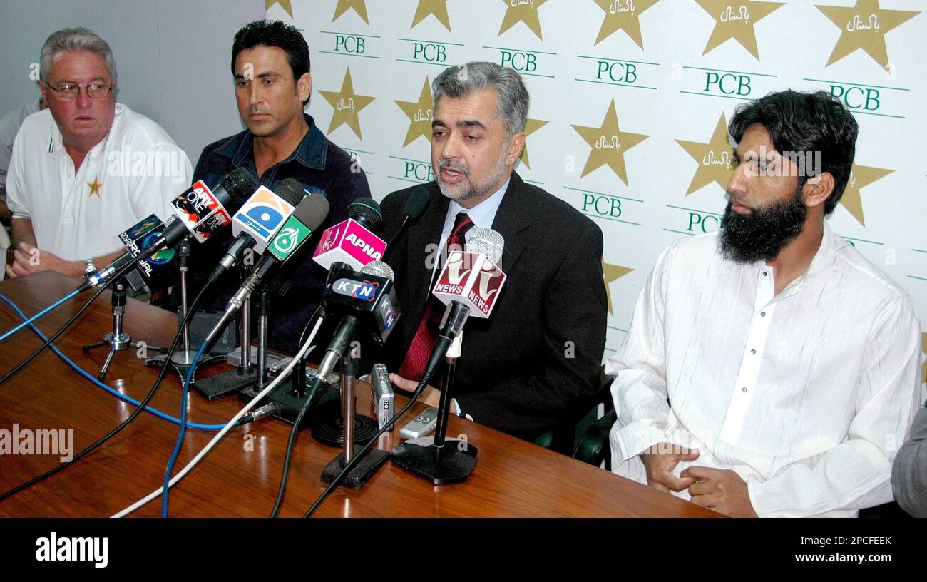 Newly appointed chairman of Pakistan Cricket Board Chairman Nasim ...