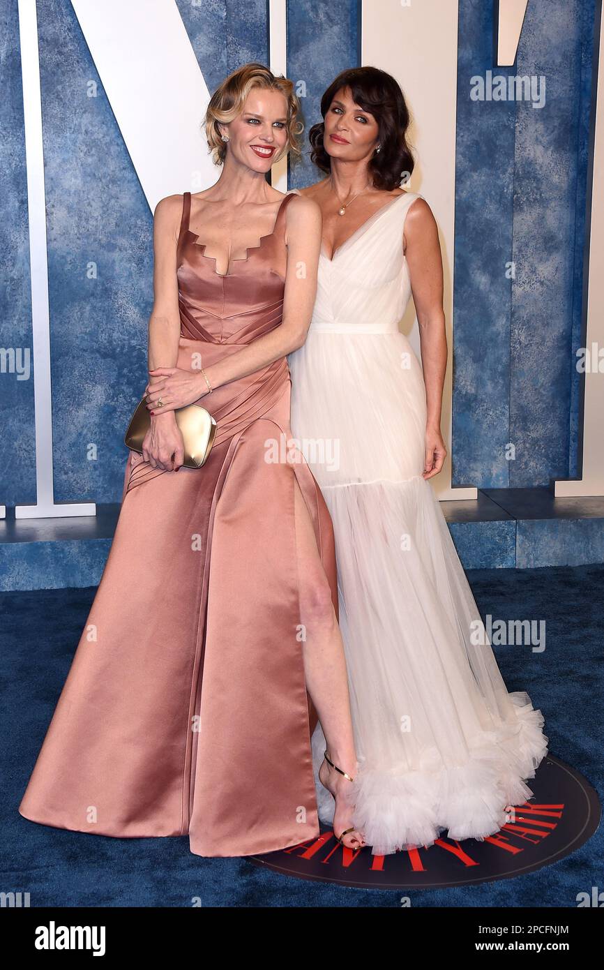 LOS ANGELES - 12 MARS : EVA Herzigova, Helena Christensen à la Vanity ...