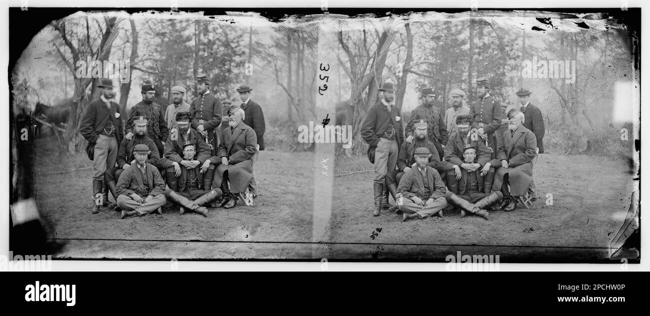 Yorktown, Virginie (à proximité). Groupe. T. Anderson, Esq. Lieutenant ...