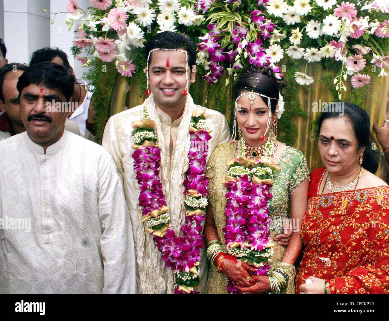 Rahul Mahajan, right, son of former Indian nationalist leader Pramod ...