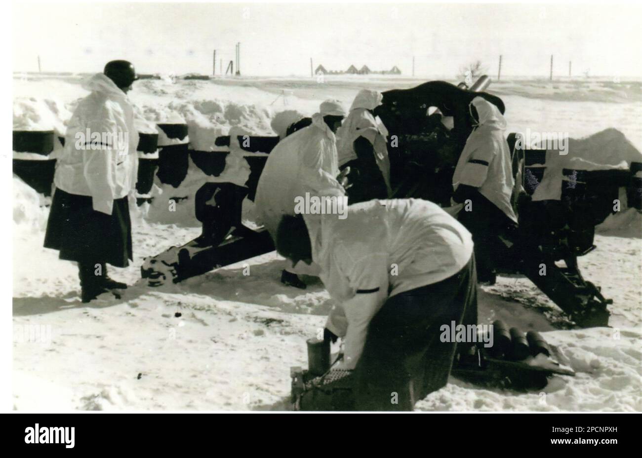 Photo de la Seconde Guerre mondiale les troupes de Wehrmacht dans Snow ...