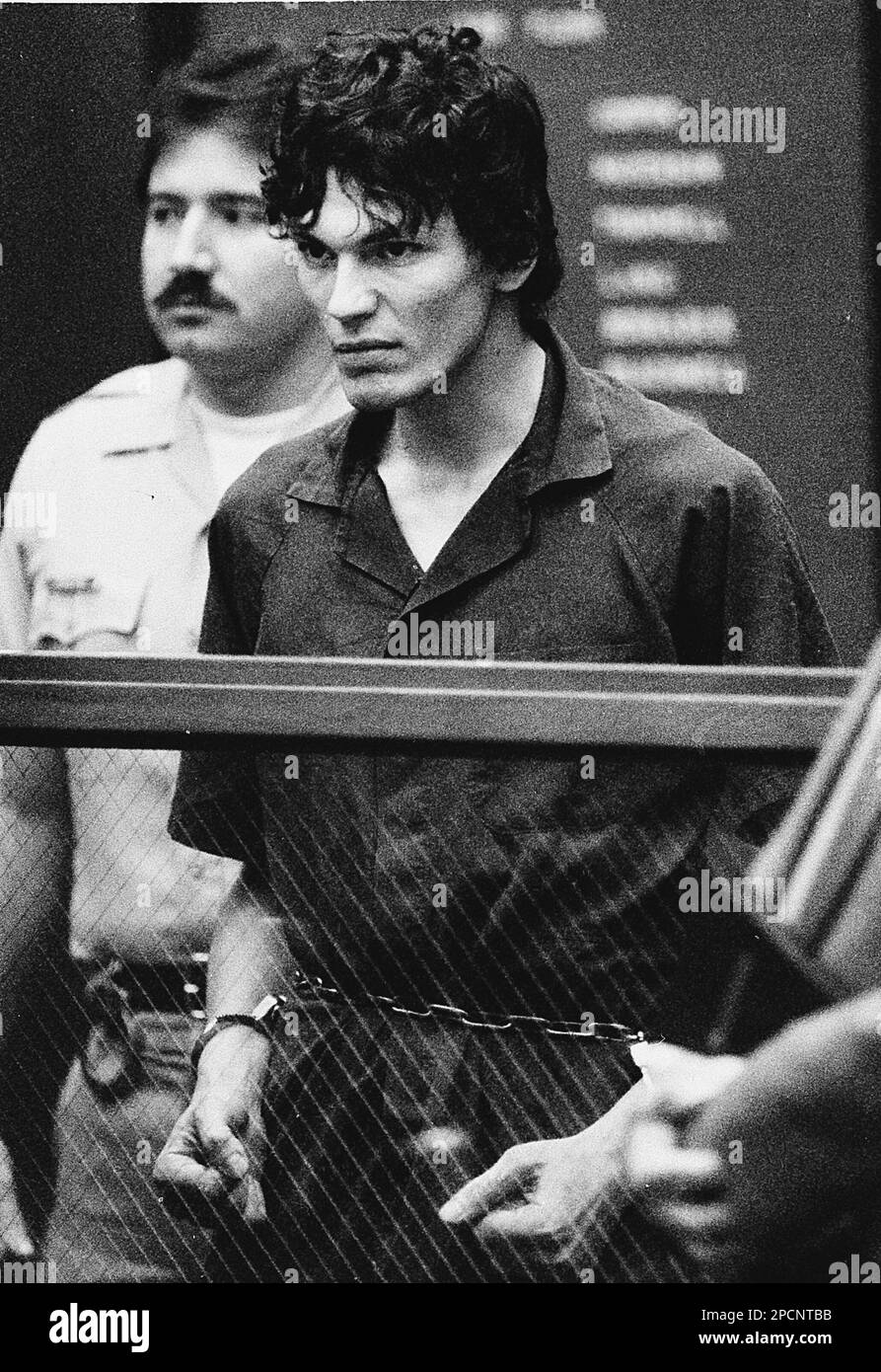 ** FILE ** In this file photo taken Oct. 21, 1985, Richard Ramirez ...